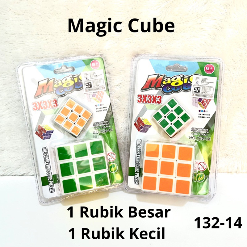 Jual MAINAN KUBUS RUBIK MAGIC CUBE 3x3x3 PUZZLE ASAH OTAK KREATIFITAS ...