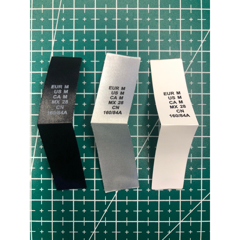 Jual HM LABEL SIZE TAG FOLDING SIZE CHART WASH SUPER PREMIUM CO 1X ...