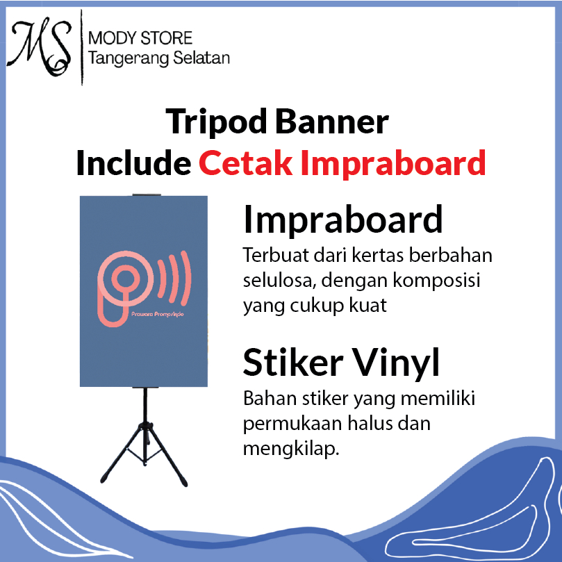 Jual Tripod Banner Include Cetak Impraboard / Tripod Banner / Stand ...