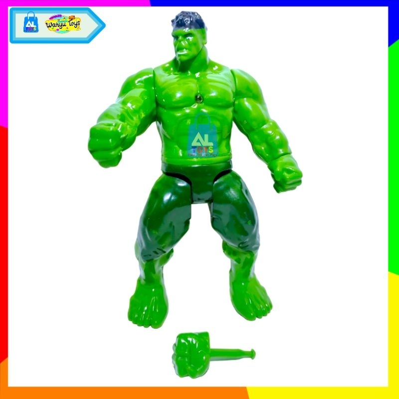 Jual MAINAN HULK TANOS TANGAN BISA DI LONTARKAN DAN ADA LED NYA MAINAN ...