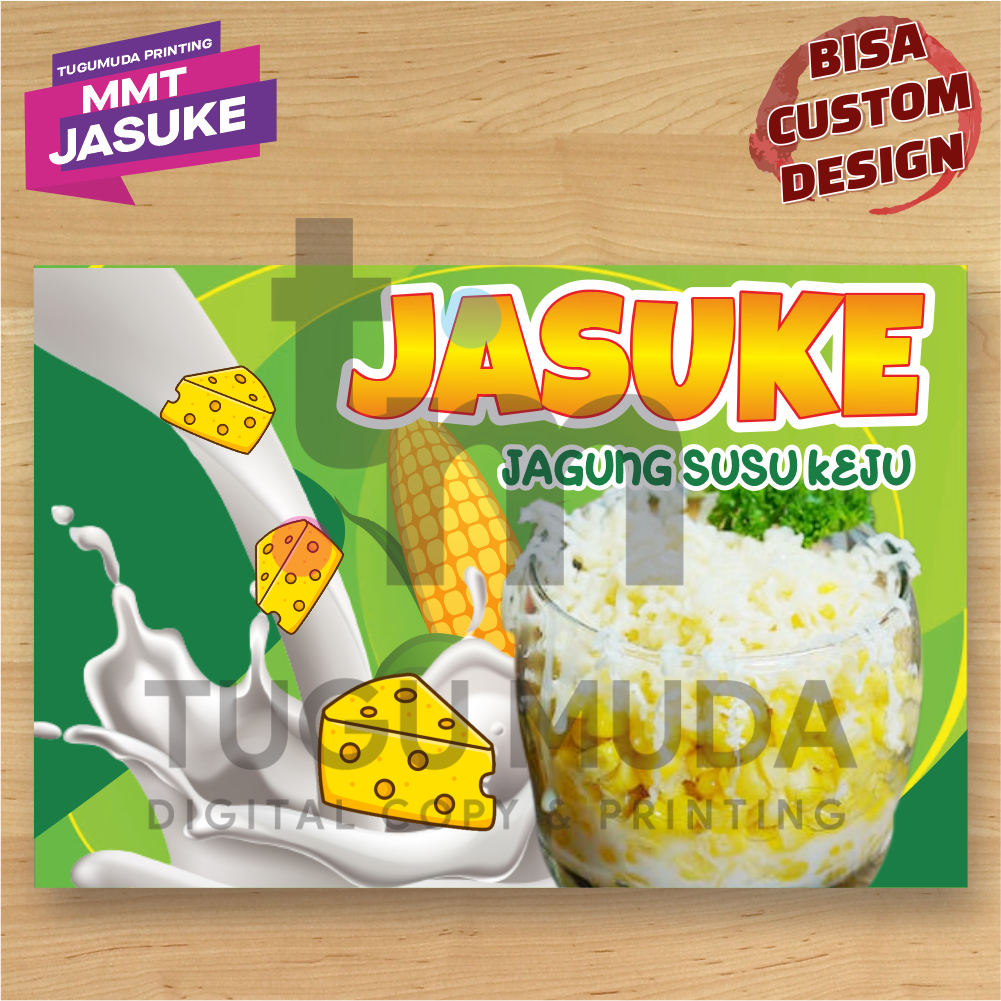 Jual Cetak Spanduk|Banner|MMT - KIOS JASUKE-JAGUNG SERUT-SUSU KEJU ...