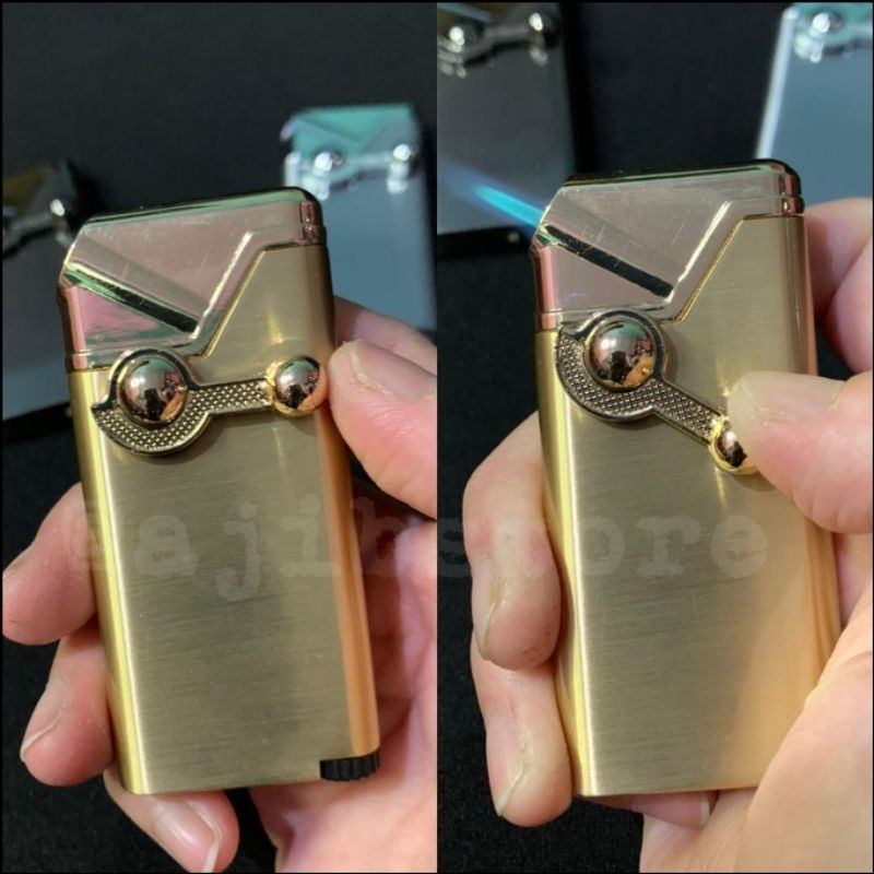 Jual Mancis Korek Api Bara Torch Slim Lighter Polos Gift Elegant ...