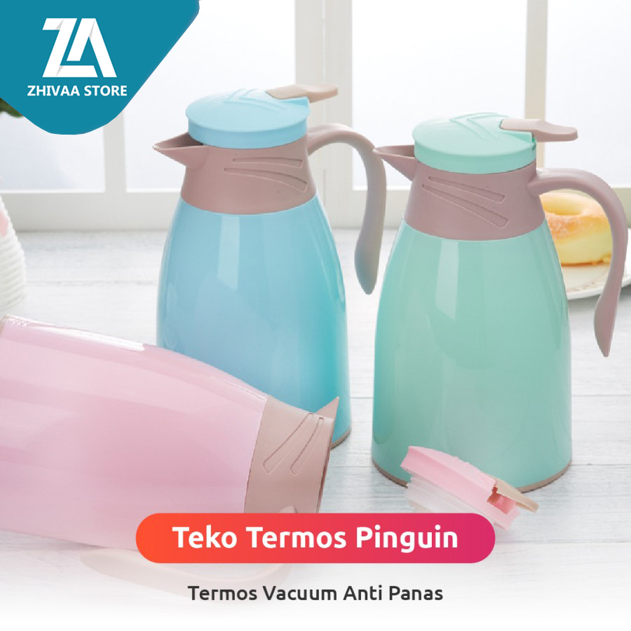 Jual Termos Air 1 Liter Tahan Panas Desain Pinguin Thermos / Teko Dalam ...
