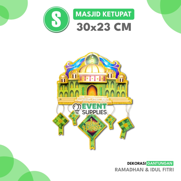 Jual 3D Gantungan Dekorasi Hiasan Gambar Alquran Ramadhan Ornament ...