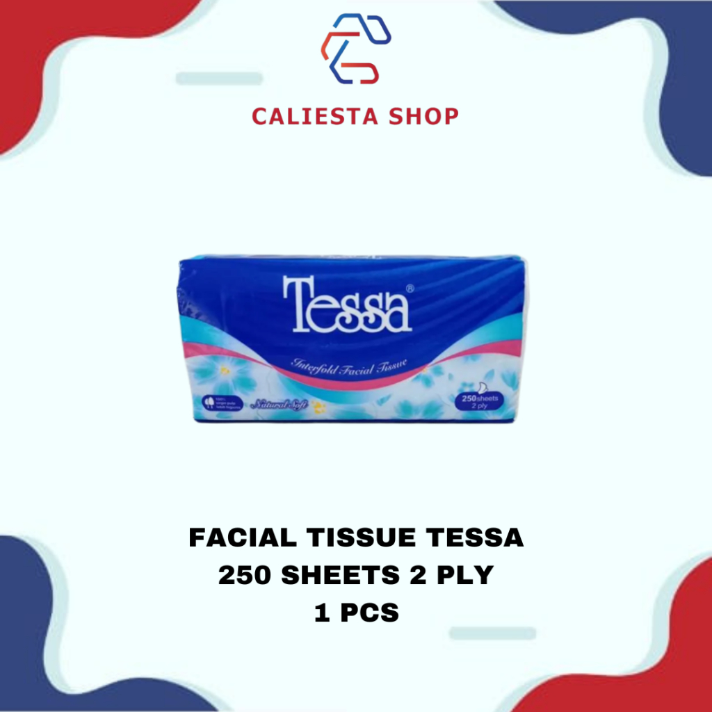 Jual Tessa Facial Tissue 250 Sheets 2 Ply - 1 Pcs | Shopee Indonesia
