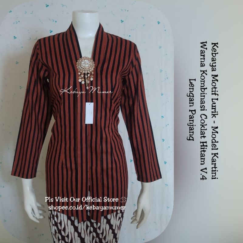 Jual Kebaya Lurik. Kebaya Kartini. Kebaya Jadi. Kebaya Lurik Jadi. Kebaya Lurik. Baju Adat Jawa ...