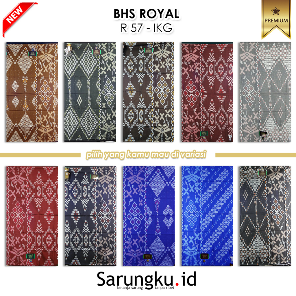 Jual SARUNG BHS ROYAL IKG | Shopee Indonesia