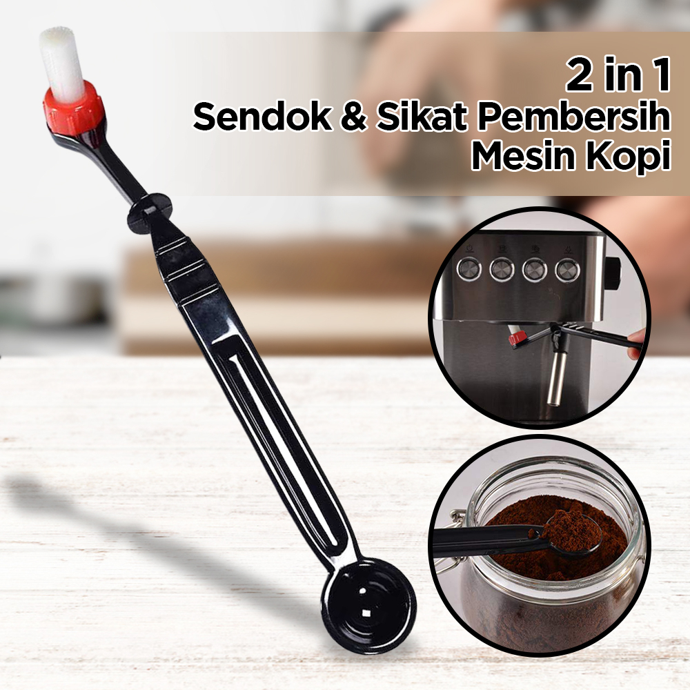 Jual SIKAT MESIN KOPI / ESPRESSO GROUP HEAD CLEANER BRUSH / 2 in 1 ...