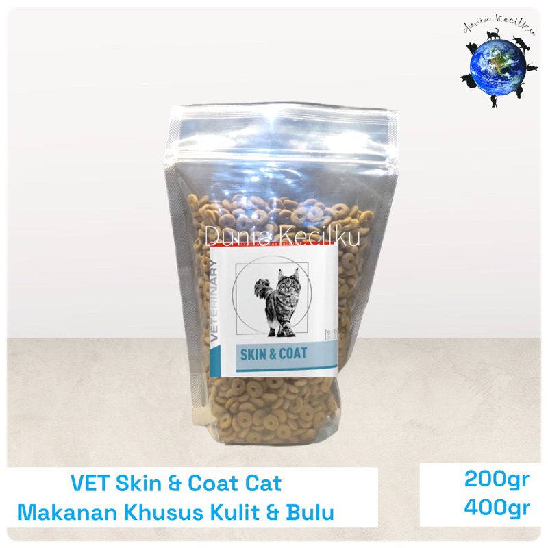 Jual Vet Skin And Coat / Makanan Kucing Khusus Nutrisi Kulit & Bulu ...