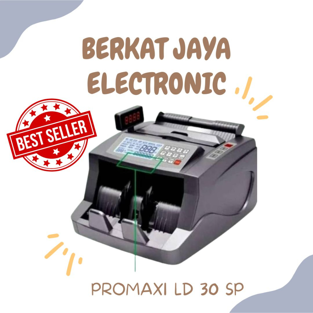 Jual Mesin Hitung Uang PROMAXI LD 30 SP Bisa Deteksi Uang Lama dan Baru ...