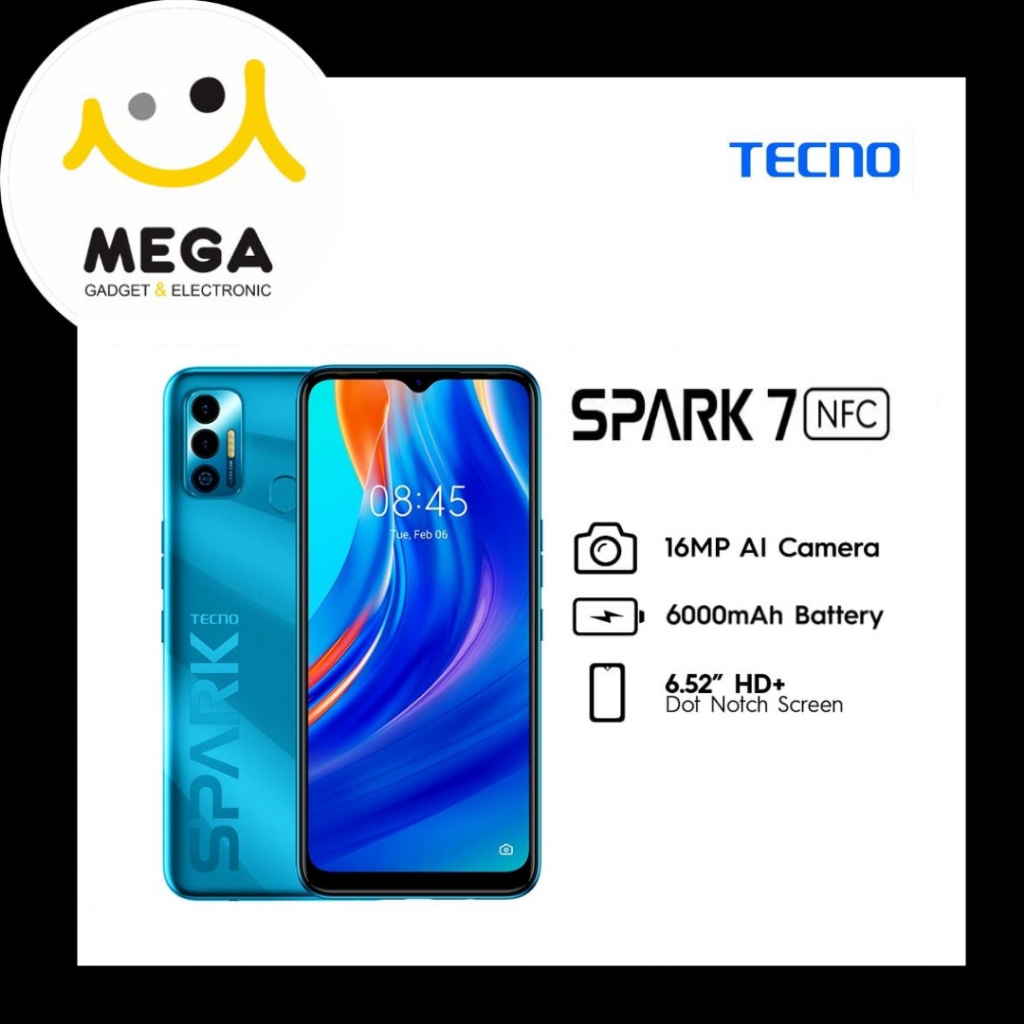 Jual Tecno Spark 7 Nfc 2gb 32gb Garansi Resmi Tecno Indonesia Shopee Indonesia