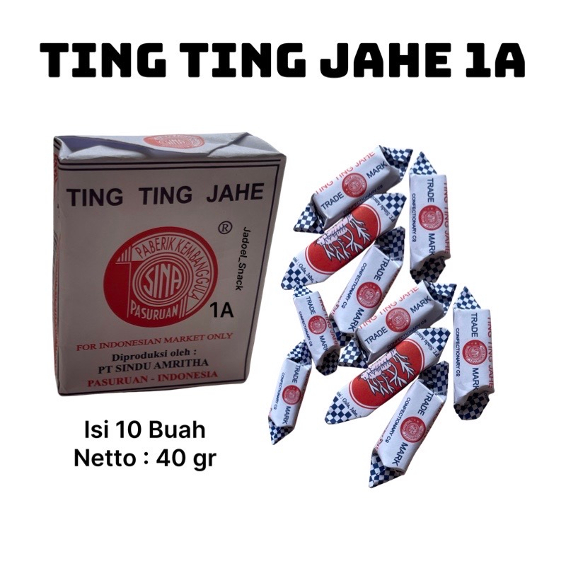 Jual Permen Jahe 1A Sina 40 Gr by Jadoel_Snack | Shopee Indonesia