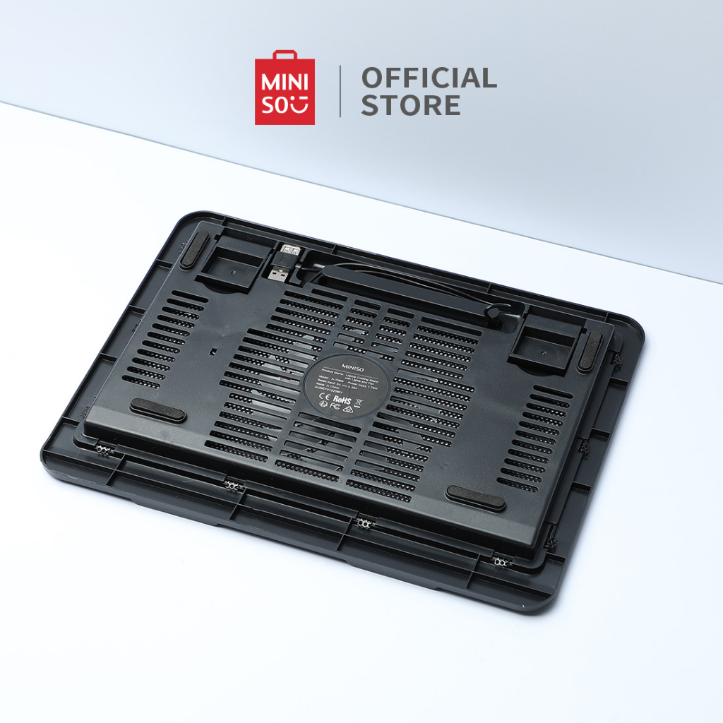 Jual MINISO Cooling Pad Kipas Fan Pendingin Laptop Portable Pendinginan ...