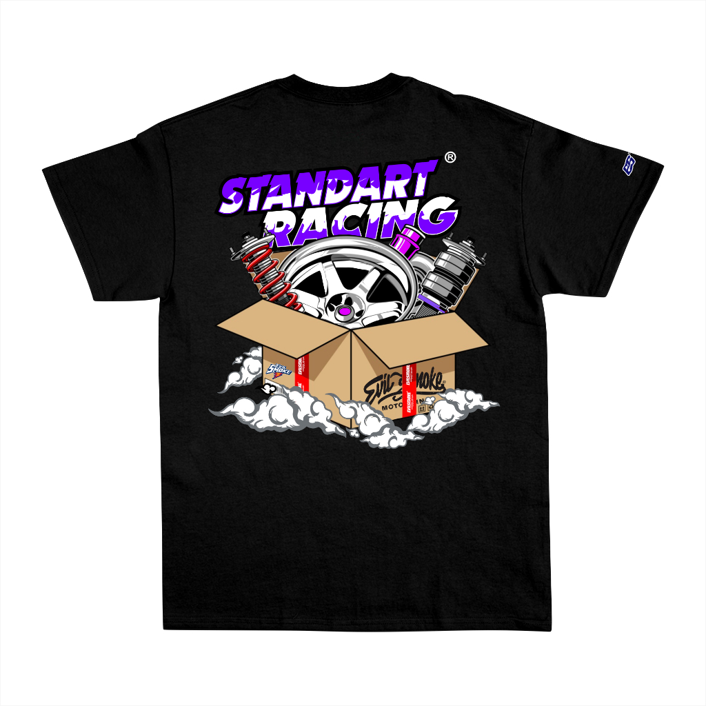 Jual KAOS MOBIL RACING EVILSMOKE STANDART GENGSI FRE RANDOM MERCHANDISE ...