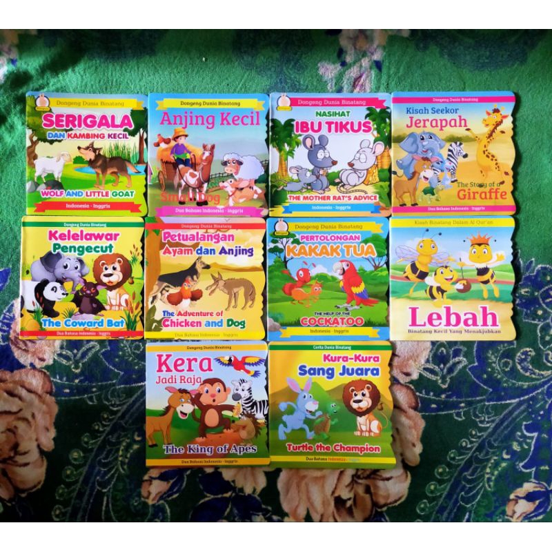 Jual CERITA ANAK DONGENG DUNIA BINATANG FULL COLOUR SERIGALA DAN ...