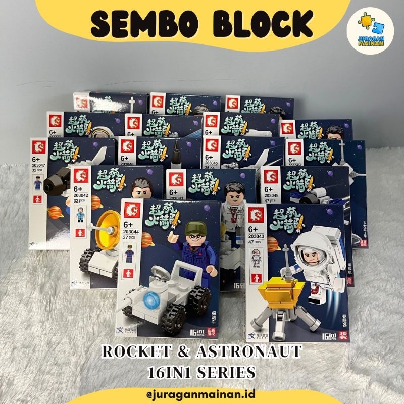 Jual SEMBO BLOCKS Rocket Series 16in1 - Bricks Block brick bongkar ...