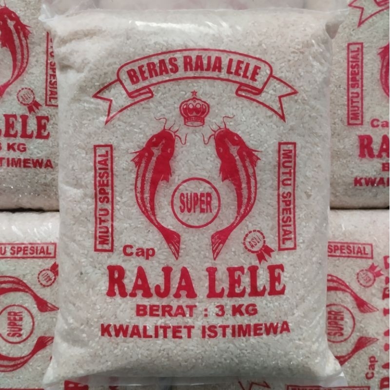 Jual Beras Raja Lele 3kg | Shopee Indonesia