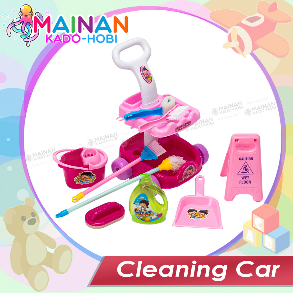 Jual SET MAINAN DIY ANAK PEREMPUAN MINIATUR CLEANING CAR ALAT ...