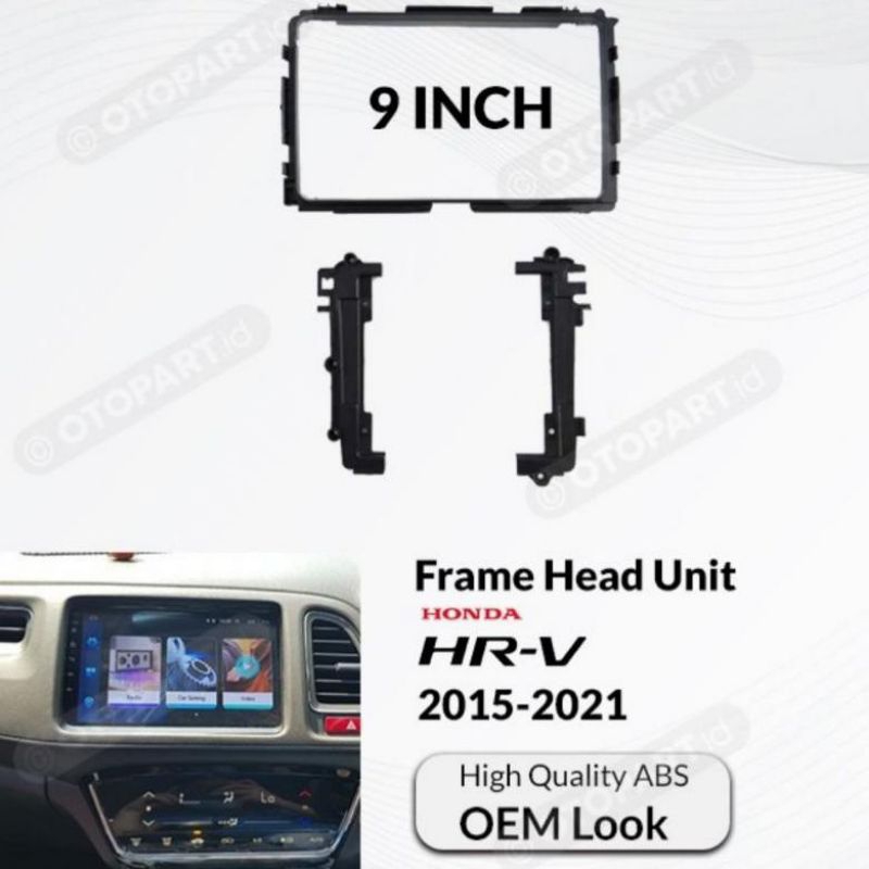 Jual Frame Head Unit 9 Inch OEM Mobil HRV 2015-2021 | Shopee Indonesia