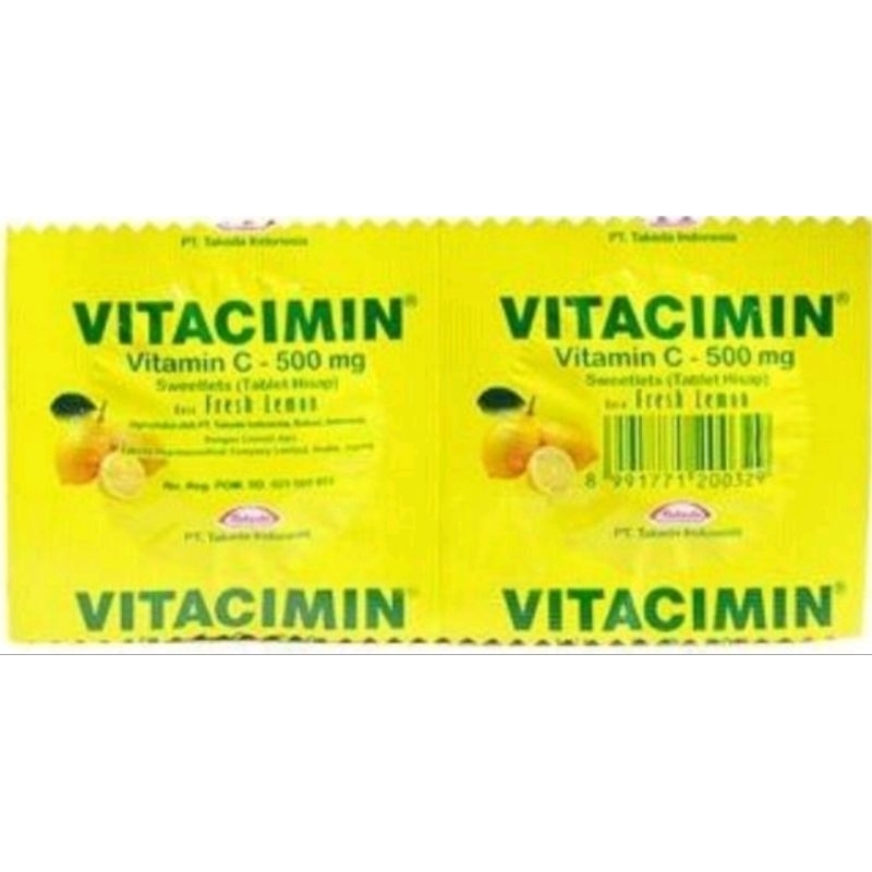 Jual Vitacimin strip / Vicee 500 strip / Xonce Strip (1 strip isi 2 ...