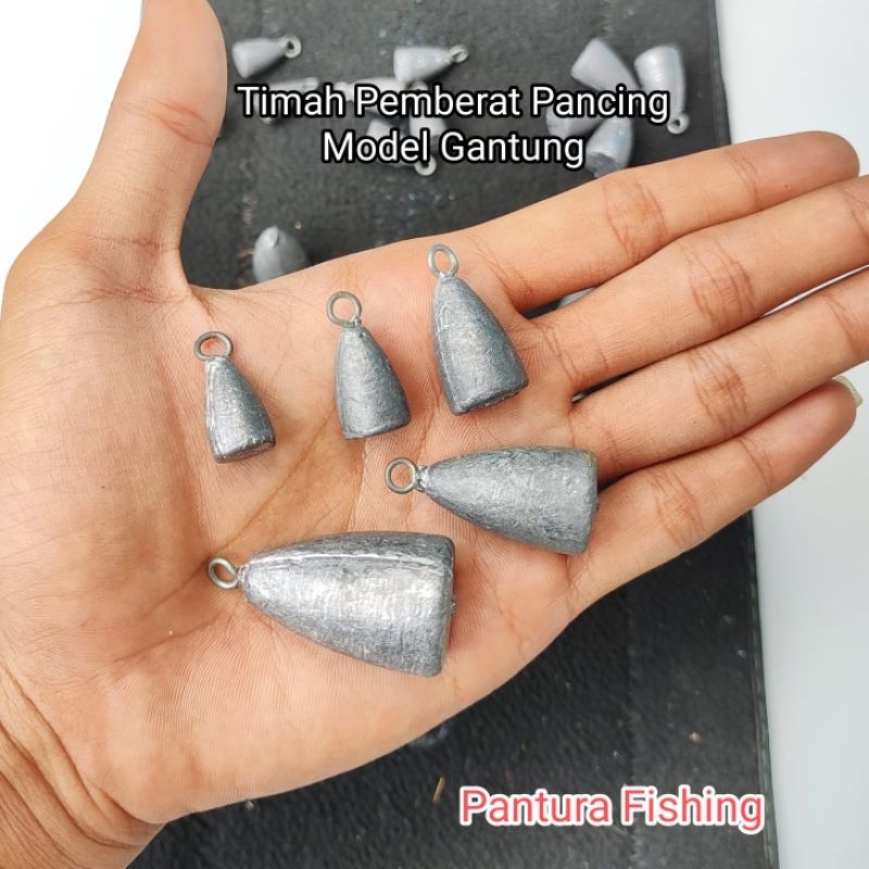 Jual Timah Pemberat Timbel Pancing Model Gantung Harga Satuan Murah ...