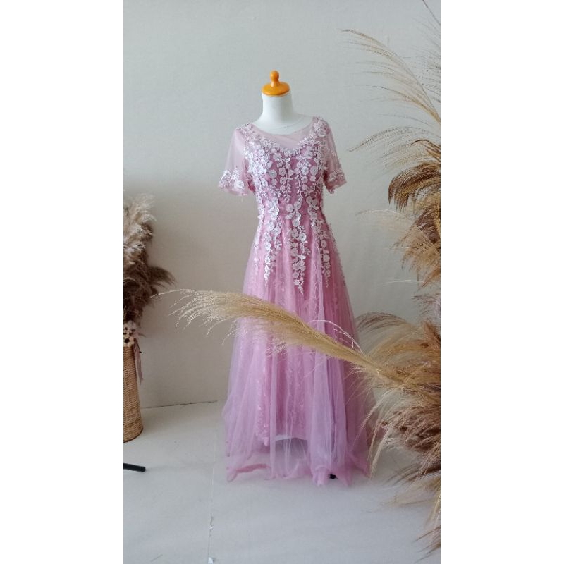 Jual gaun mama/ gaun pesta/gaun acara/gaun pesta untuk keluarga ...