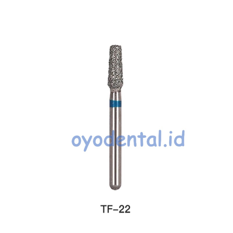 Jual Dental Diamond Bur TF Taper Fisur DI EX High Speed / Mata Bur High ...