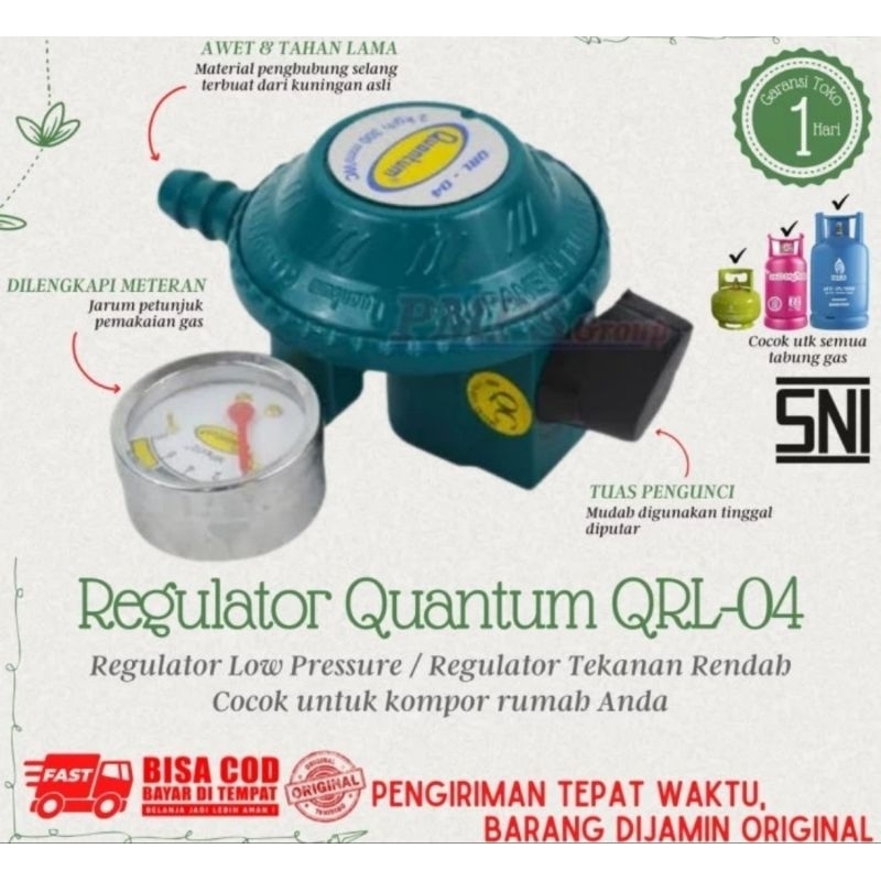 Jual Quantum Regulator QRL-04 Plus sudah bersertifikat SNI | Shopee ...
