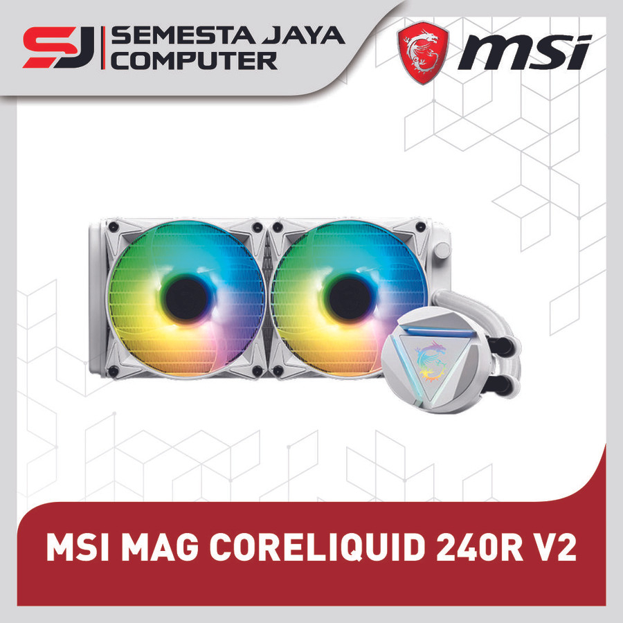 Jual MSI MAG CORELIQUID 240R V2 WHITE LIQUID CPU COOLER WHITE | Shopee ...
