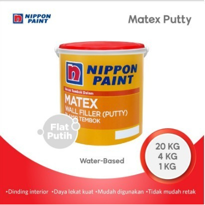Jual Nippon Paint Matex Plamur Dempul Dinding 1kg | Shopee Indonesia