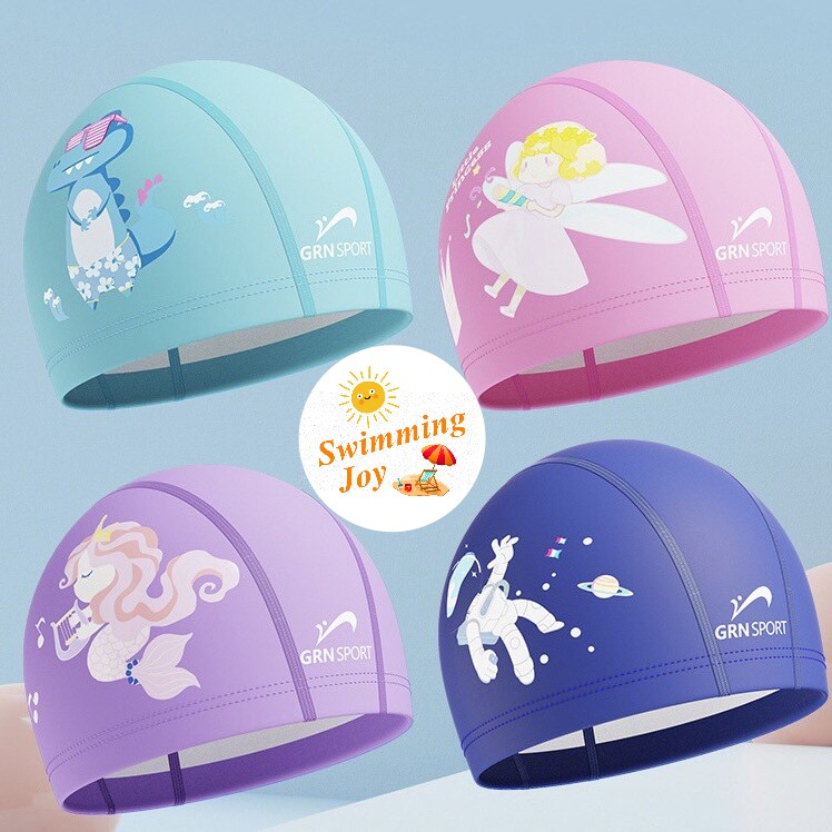 Jual Swimming Joy - Topi Renang Anak UPF 50+ / Topi Renang anti UV ...