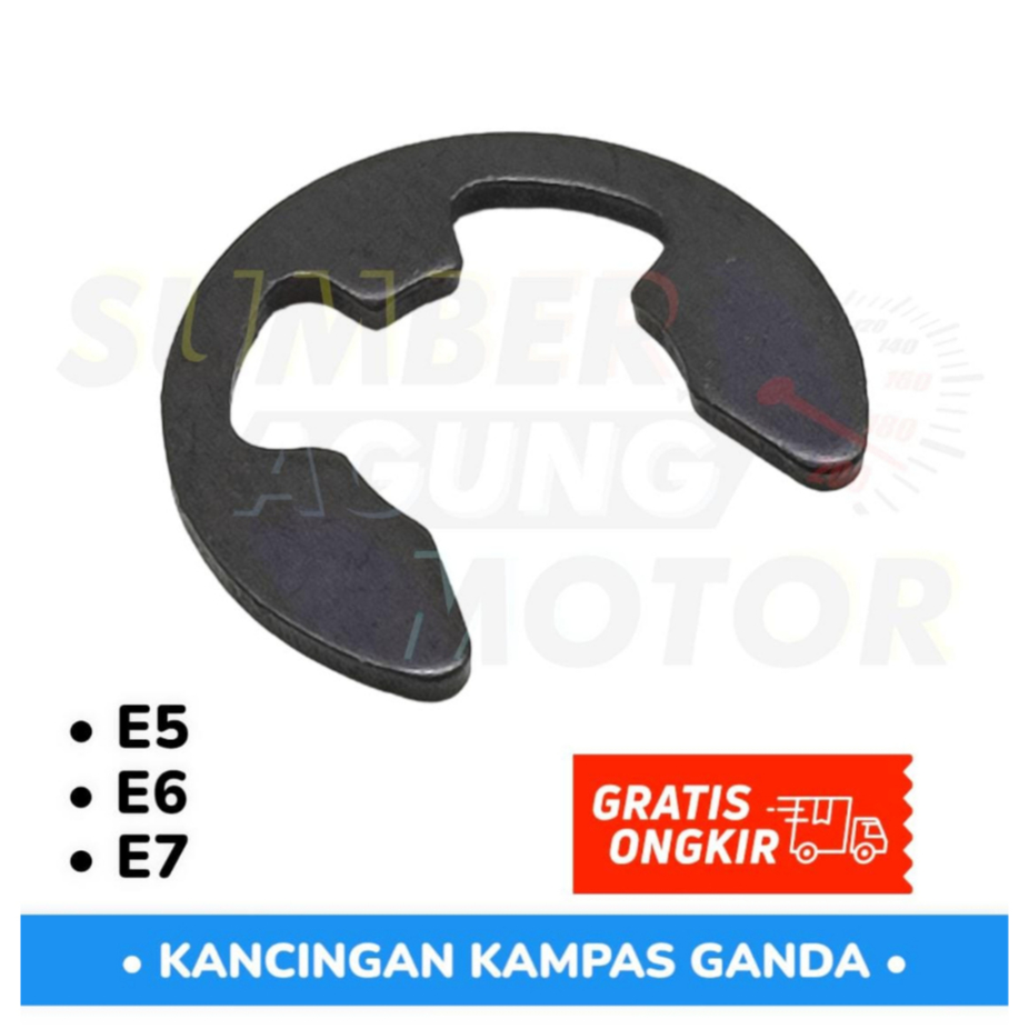 Jual Kancing Snap Ring Circlip Klip Pengunci Ring Plat Kampas Ganda ...