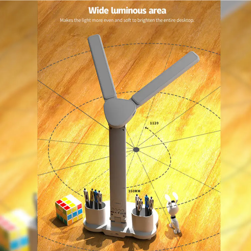 Jual Foldable LED Desk Lamp Multifunction Table Lamp with Calendar ...