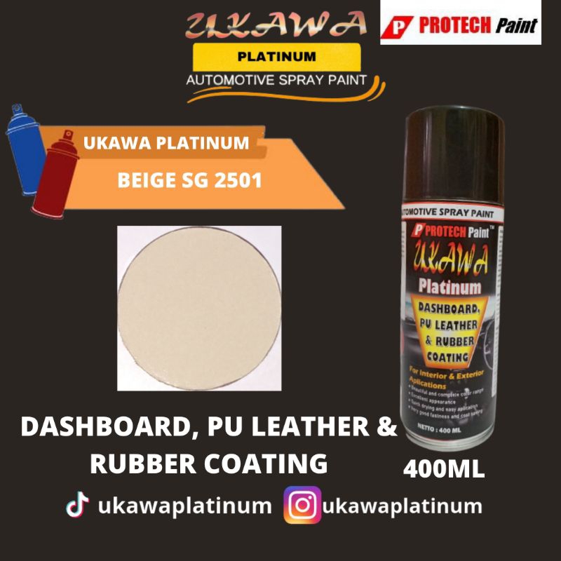 Jual Cat Semprot Ukawa Platinum Dashboard Coating Beige SG 2501 ...