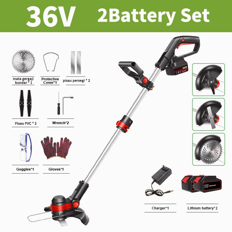 Jual Reaim Mesin Potong Rumput Baterai 48V Brushless Motor Pemotong ...