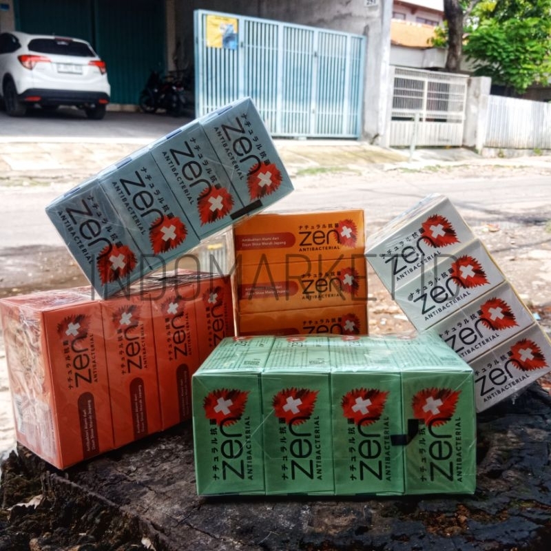 Jual Zen Antibacterial Body Soap - 70g (isi 4) / Zen 70g / sabun batang ...