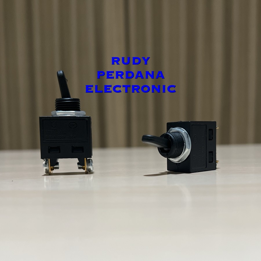 Jual SWITCH TOGGLE SAKLAR TOGLE 2 PIN ON OFF 8A 6A 250V STE115A12 ...