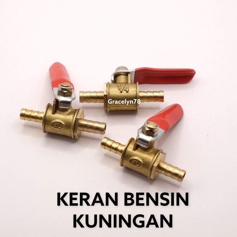 Jual Keran kran Bensin Ukuran 1/4 Universal Semua Motor Kompresor keran ...