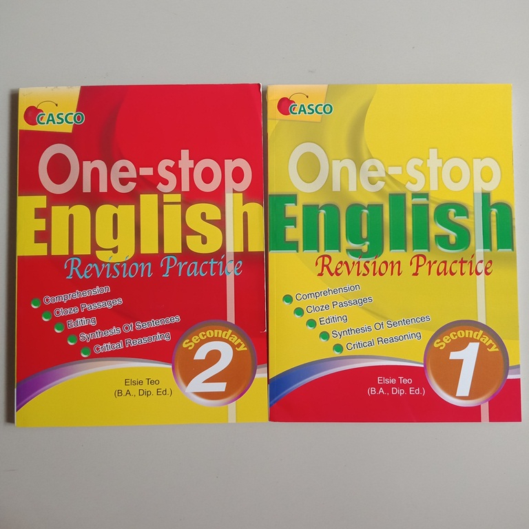 Jual Buku One-Stop English Revision Practice Secondary 1 - 2 (Pilihan ...