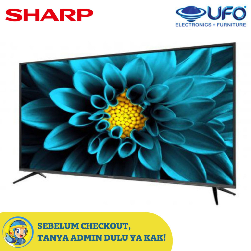 Jual SHARP 4TC70DK1X 4K UHD LED TV ANDROID TV 70 INCH | Shopee Indonesia