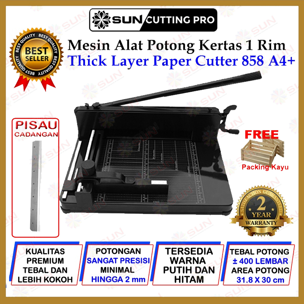 Jual Alat Pemotong Kertas 1 Rim A4 Mesin Thick Layer Paper Cutter A4