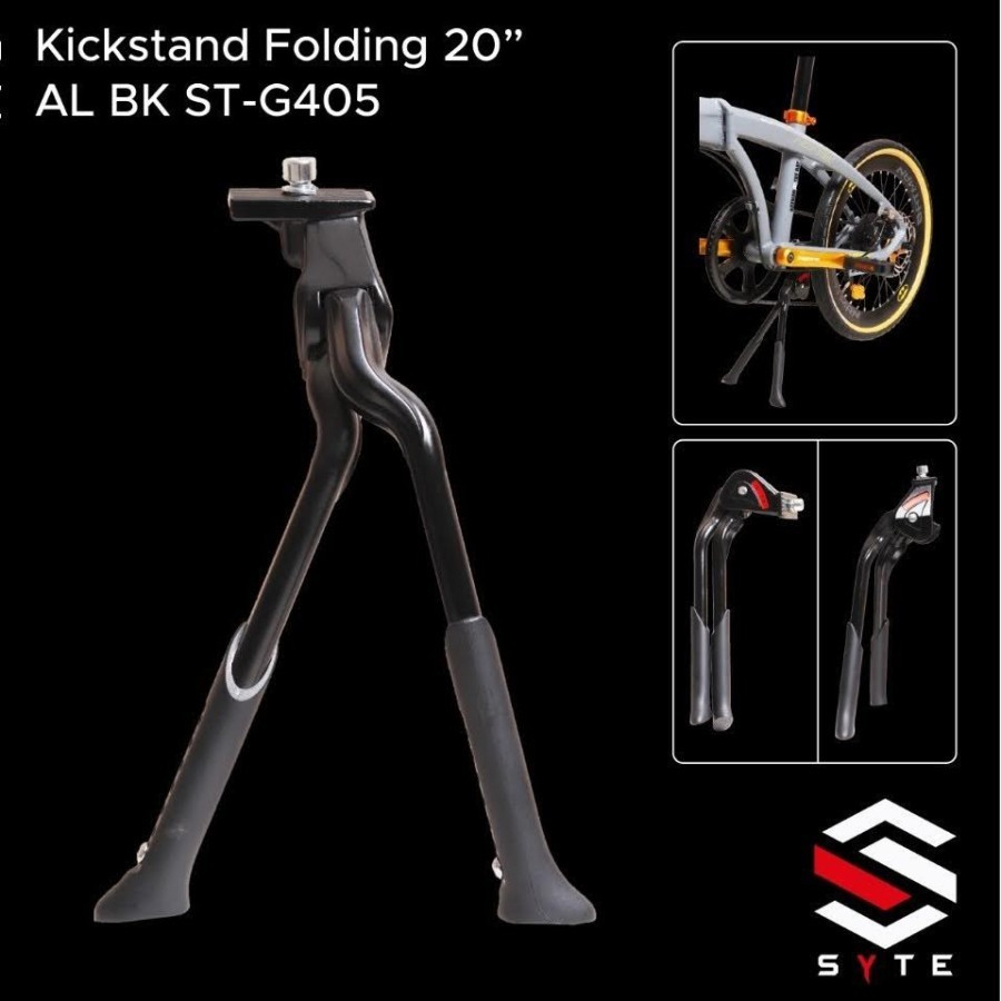 Jual Standar Sepeda Lipat SYTE Fold Bike 20 inch AL BK ST-G405 bike ...