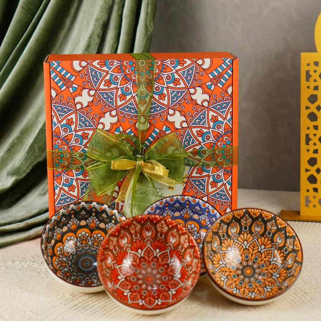Jual 4 BOWL - MOROCCO GIFT SET SERIES / SET MANGKOK BOX KADO | Shopee ...