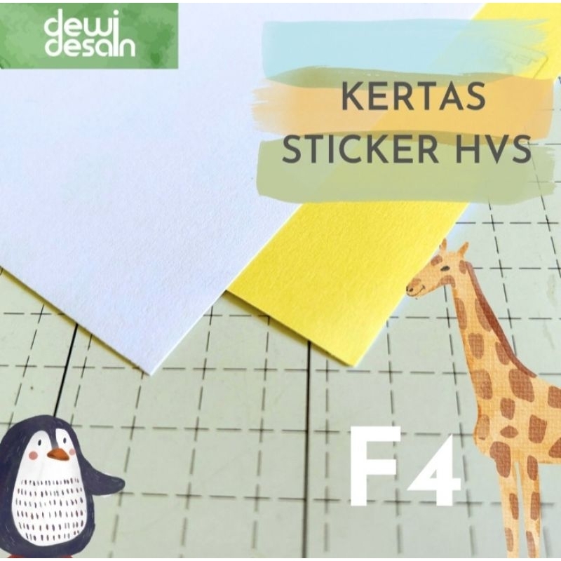 Jual Kertas Sticker HVS - isi 25 lembar | Shopee Indonesia