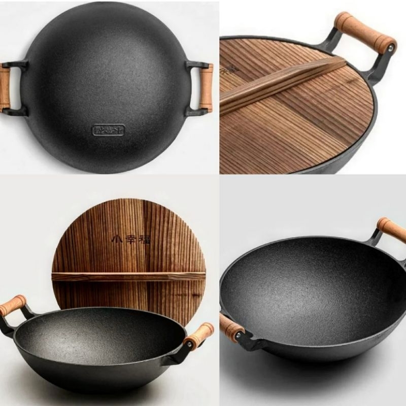 Jual TRADITIONAL CHINESE IRON CAST CHEF WOK 40CM (HARGA INCLUDE PACK ...