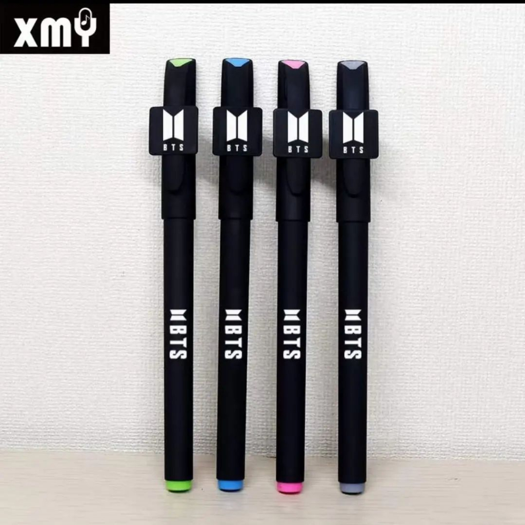 Jual Gel Pen Import Black Kpop Blackpink BTS EXO Enhypen NCT Seventeen ...