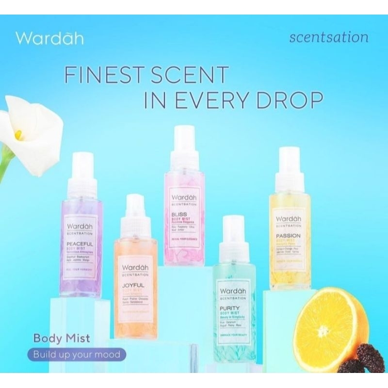 Jual Wardah Scentsation Body Mist 100 ML | Shopee Indonesia