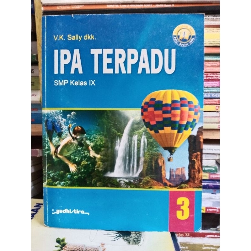Jual BUKU IPA TERPADU KELAS 9/IX/3 SMP/MTS YUDHISTIRA | Shopee Indonesia