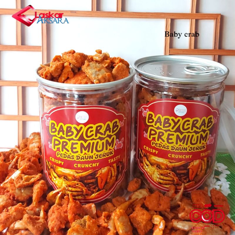 Jual Can - Baby Crab Crispy Kepiting Krispi Pedas / Premium | Shopee ...