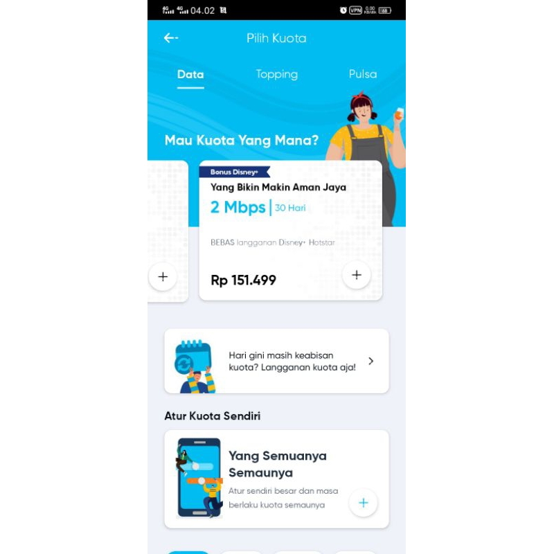 Jual BYU UNLIMITED 2 Mbps | Shopee Indonesia